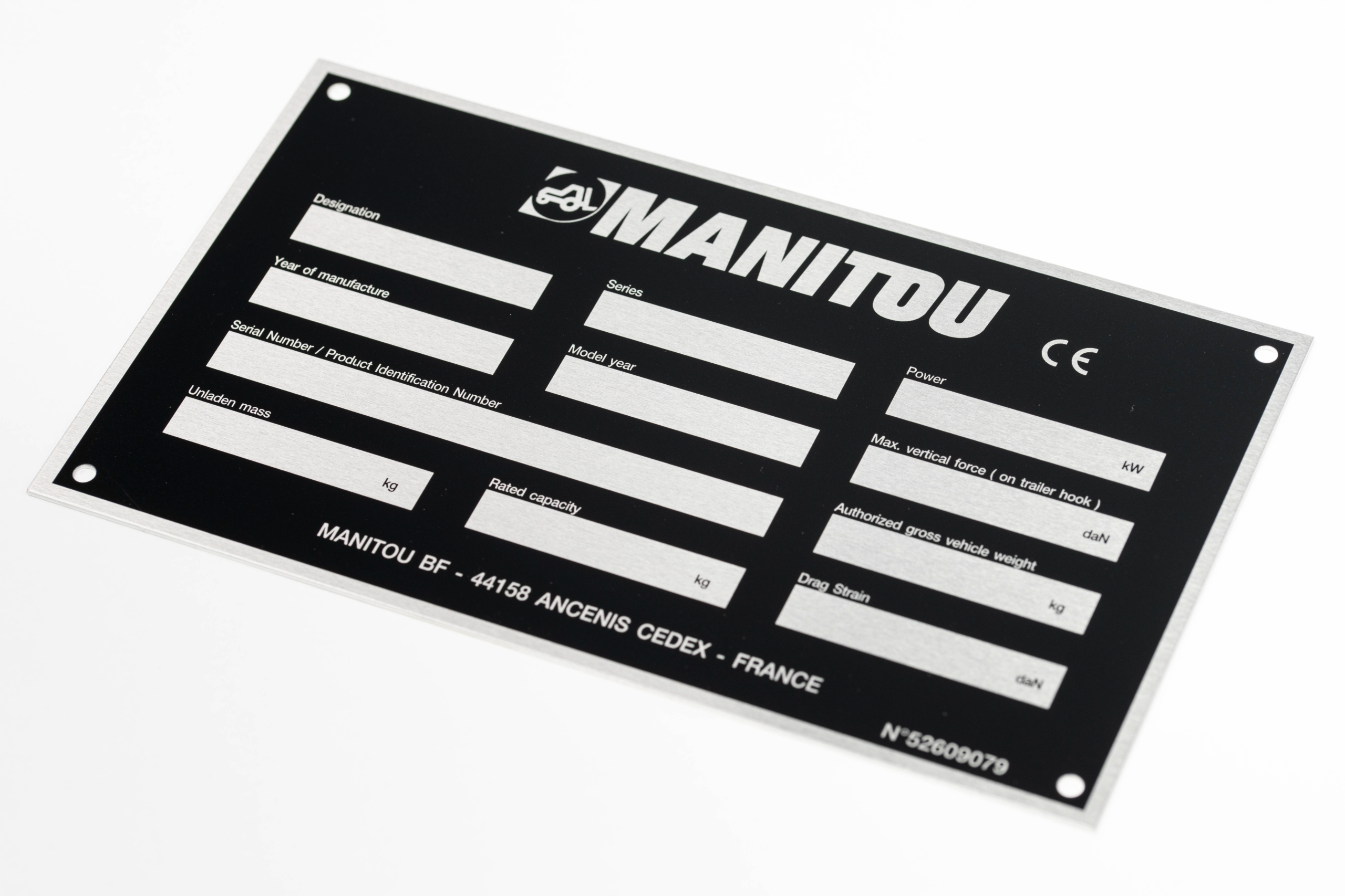 Photothèque : plaques métal - Martin Technologies